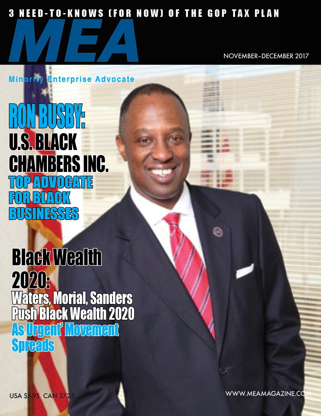 MEA November-December 2017 issue featuring Ron Busby, Sr., President ...